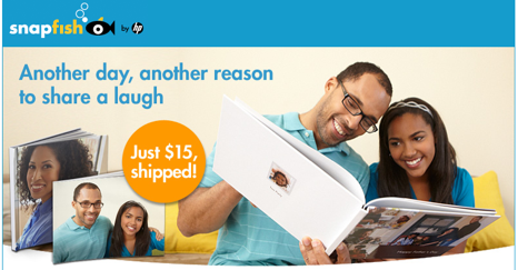 Snapfish: 8×11 Custom Cover Photo Book for $15 Shipped